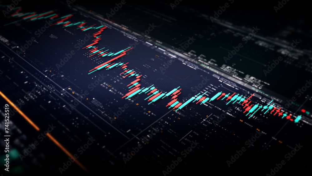 Business presentations with this stock market trading info graphic ...