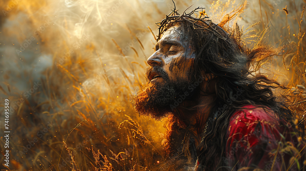 The Resurrection of Jesus Christ on the Cross during Holy Week ...