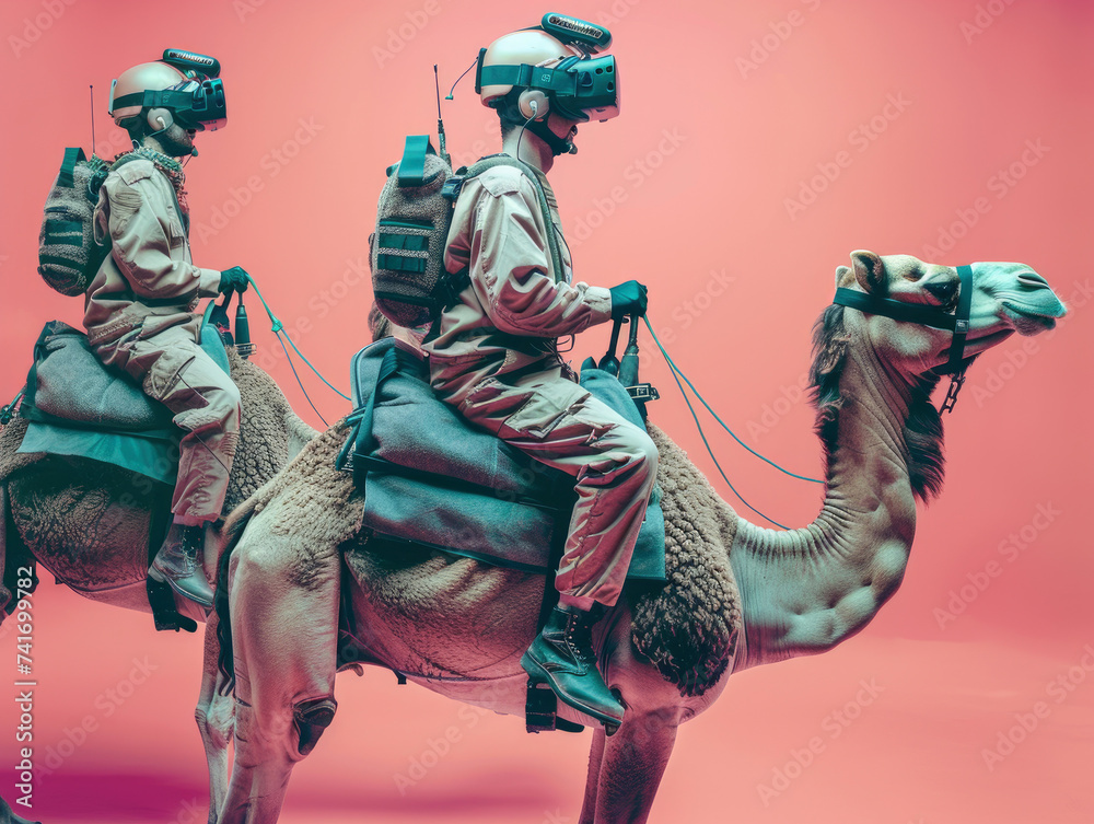 Cybersecurity experts as video gamers fighting Triad in a surreal ...
