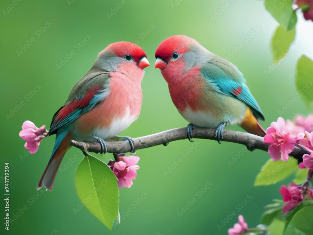beautiful bird picture Stock Illustration | Adobe Stock