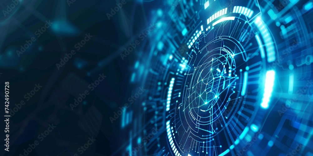 Virtual barrier for cyber security digital design Concept of network ...