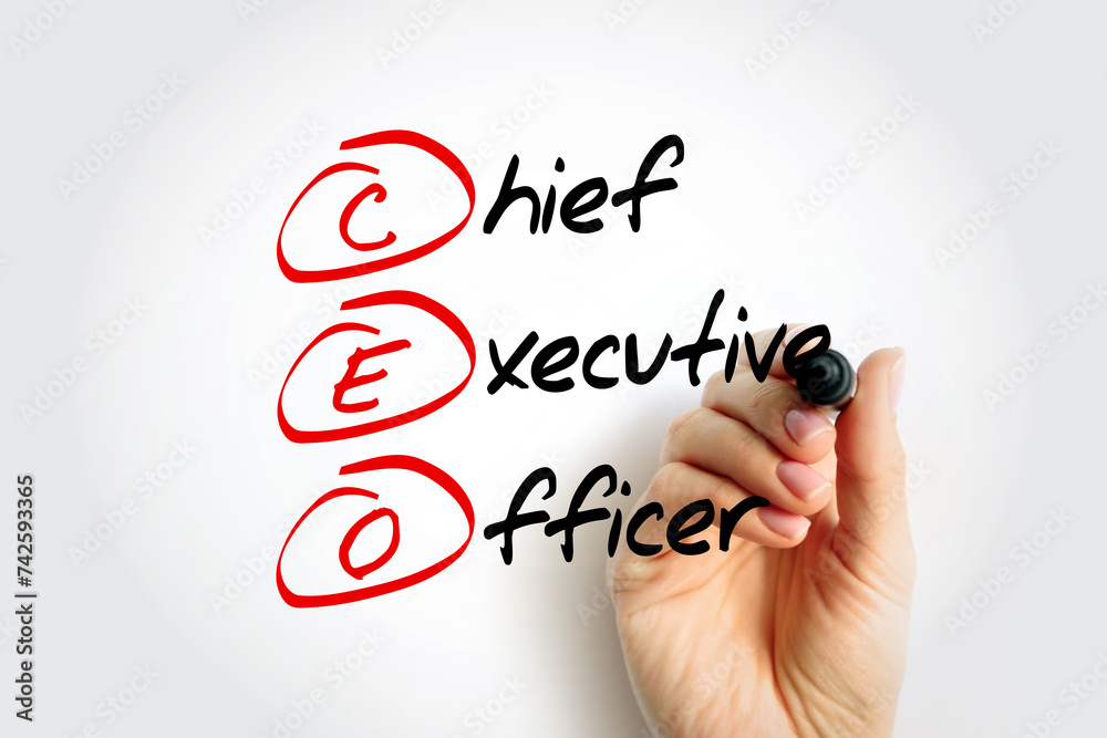 CEO Chief Executive Officer - highest-ranking person in a company ...