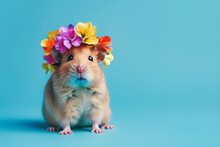 Easter Hamster Wreath Free Stock Photo - Public Domain Pictures