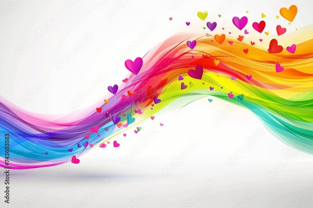 LGBTQ Pride fashionable. Rainbow multicolored colorful pride love ...