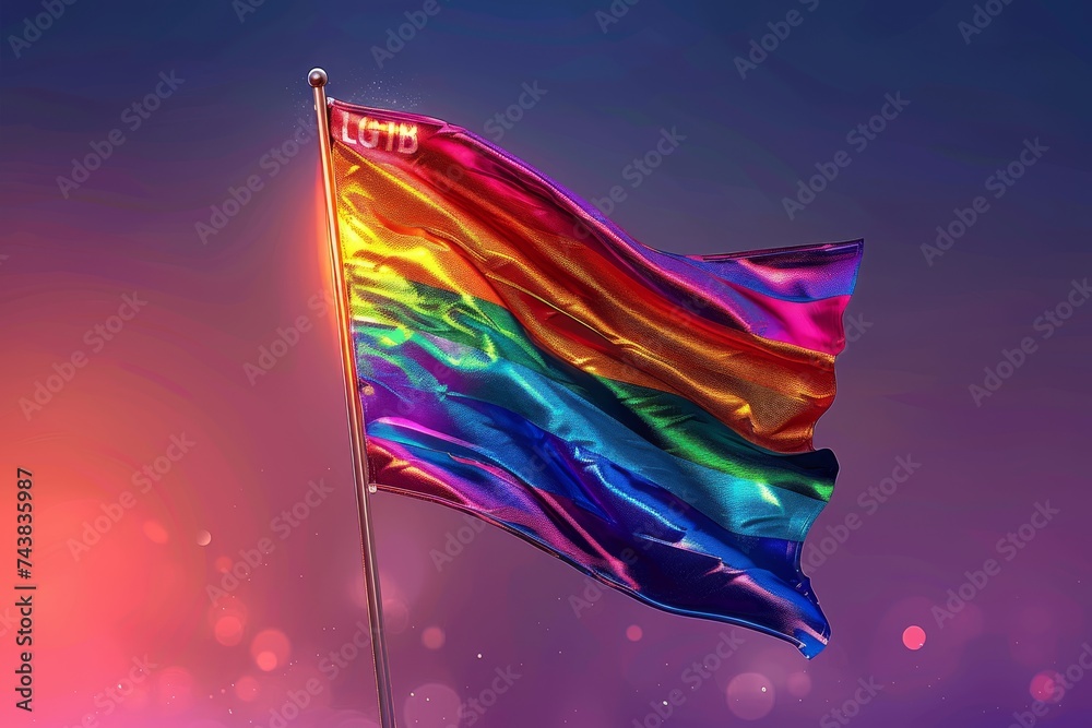 LGBTQ Pride billow. Rainbow transgenderflux colorful self control ...