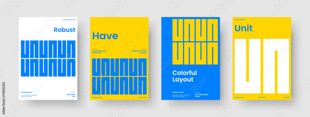 Abstract Flyer Design. Modern Report Layout. Creative Poster Template ...