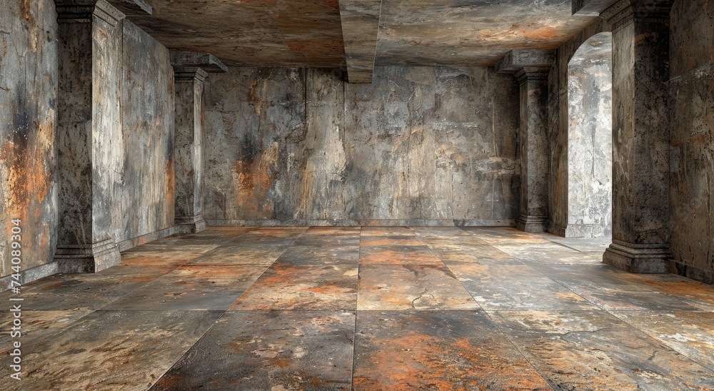 The abandoned ruins revealed an indoor sanctuary, with stone walls and ...