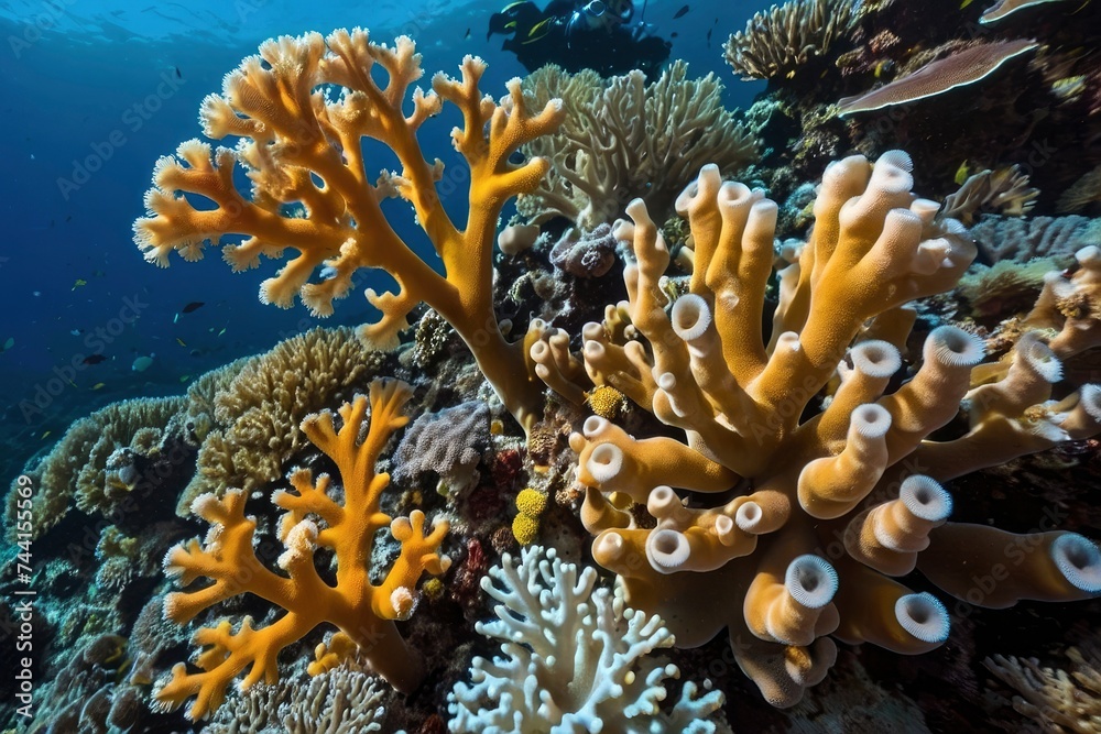 Coral bleaching linked to elevated sea temps: Loss of symbiotic ...
