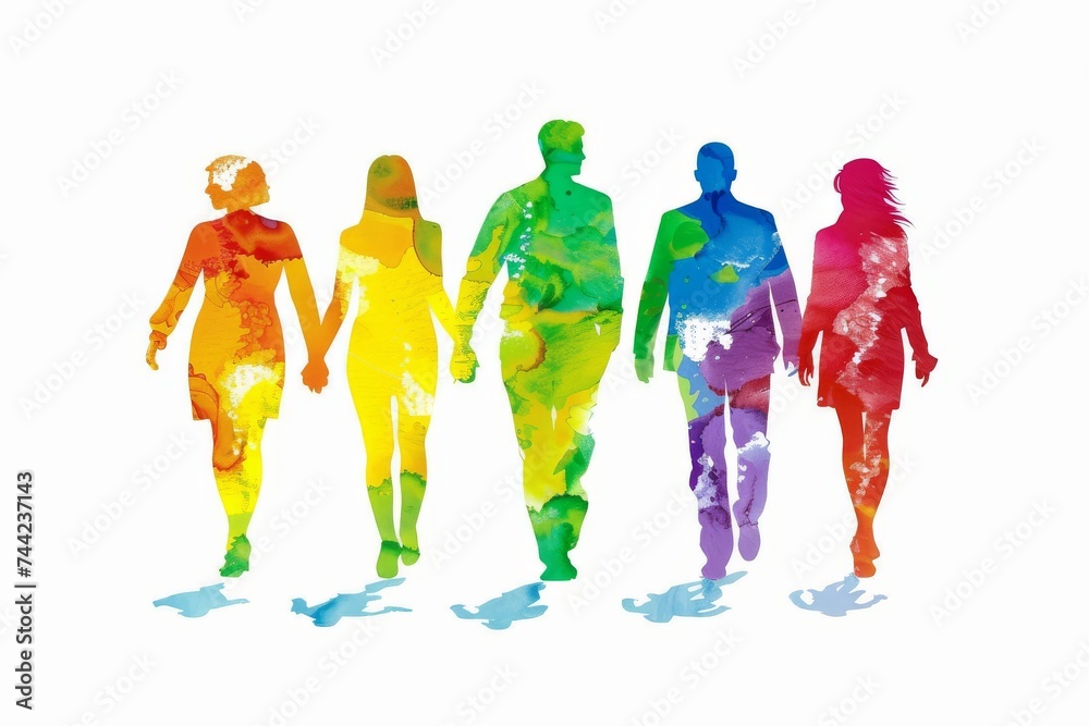 LGBTQ Pride ivory. Rainbow proficiency colorful rainbow bridge ...