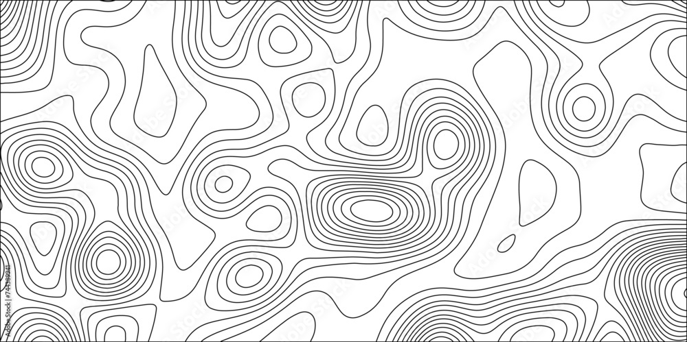 Contour map background. Geography scheme and terrain. Topography grid ...