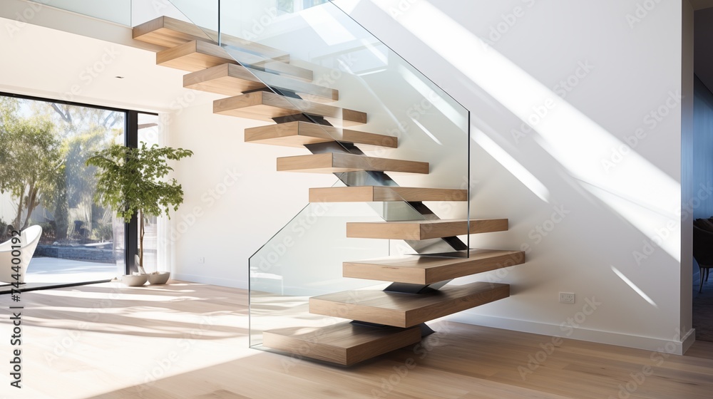 Cantilevered Stairs Make a bold architectural statement with ...