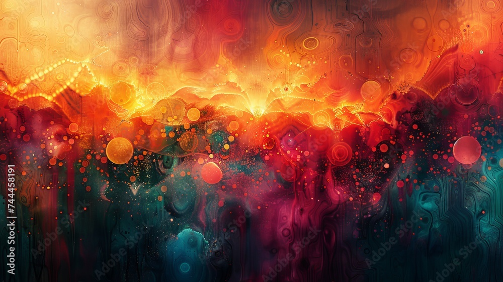 Dive deep into the heart of digital creativity, where abstract ...