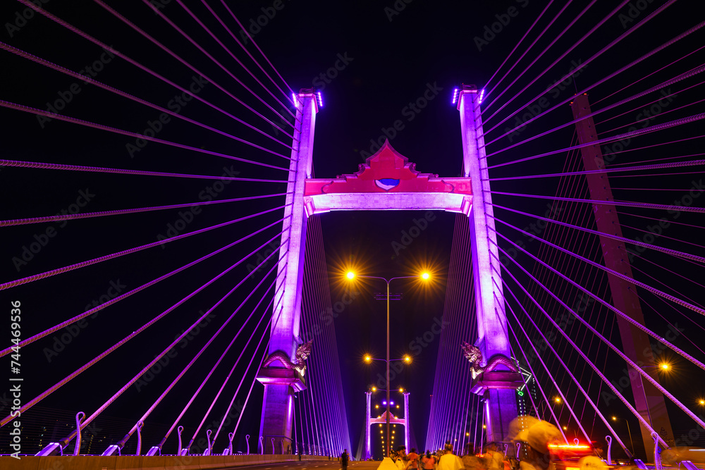 Expressway road traffic an important infrastructure in Thailand, The ...