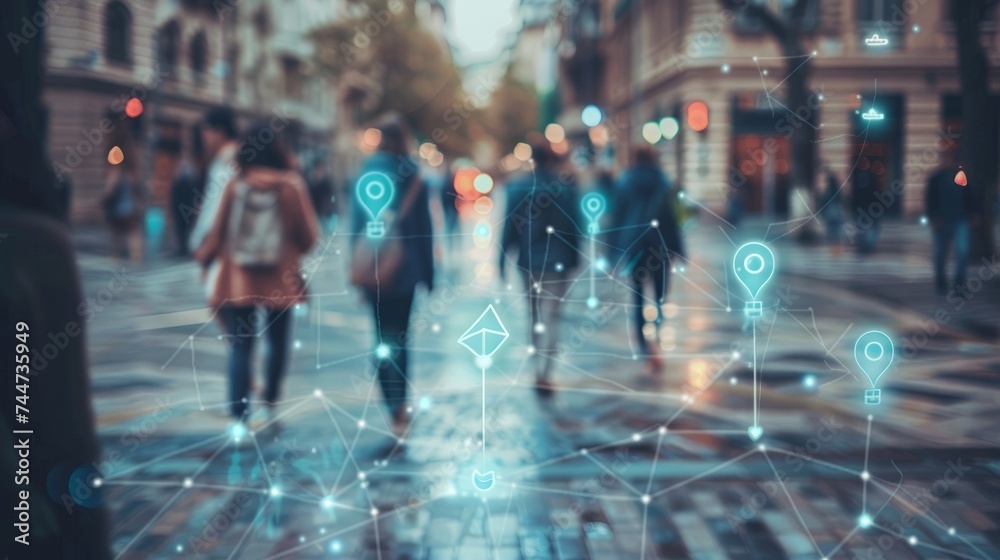 Discover city exploration: gps pin markers map unveiling locations of ...