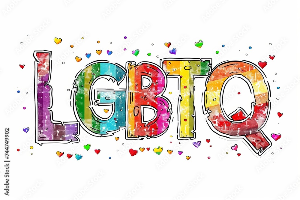 LGBTQ Pride rainbow appearance. Rainbow ambiguous colorful lgbtq+ ...