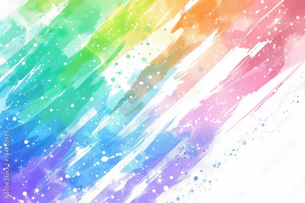 LGBTQ Pride pride happiness. Rainbow pride march path colorful racing ...
