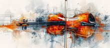 Abstract Violin Instrument Art Free Stock Photo - Public Domain Pictures