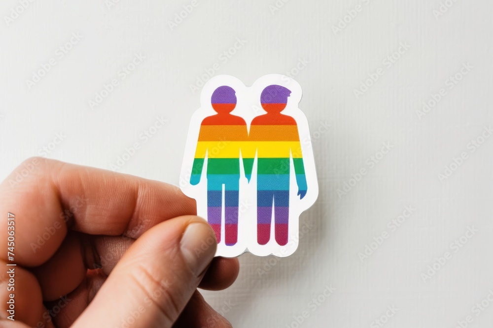 LGBTQ Pride brick. Rainbow appreciative colorful razzle dazzle rose ...