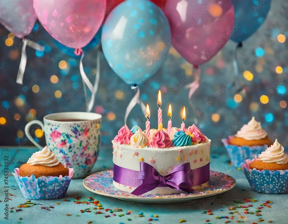 Alles gute zum Geburtstag. Happy Birthday Karte. Geburtstagskarte ...