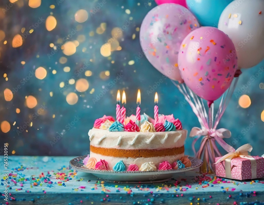 Stock-Foto „Alles gute zum Geburtstag. Happy Birthday Karte ...