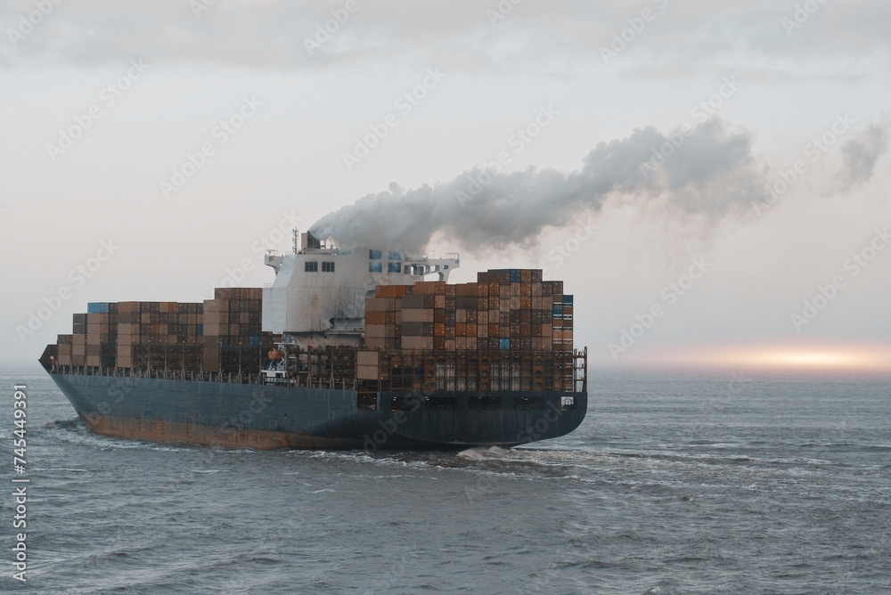 Exhaust Gas Cleaning System. Air Pollution Reduction From The Ship ...