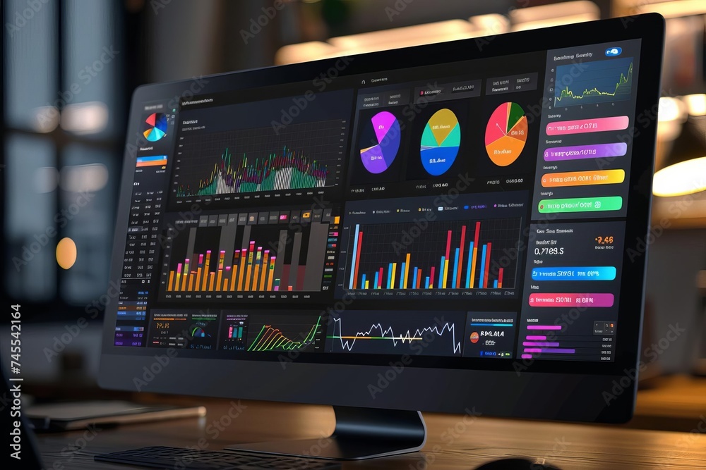 Comprehensive dashboard visualizing key performance indicators (kpis) for strategic business ...