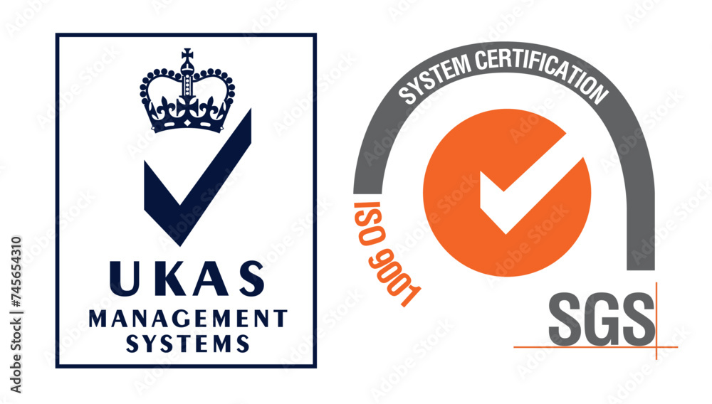 ISO 9001 System Certification SGS and UKAS Management System Stock ...