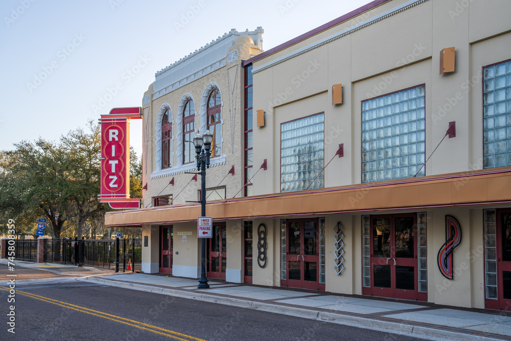 The Ritz Theatre and Museum in Jacksonville, Florida, with its iconic ...