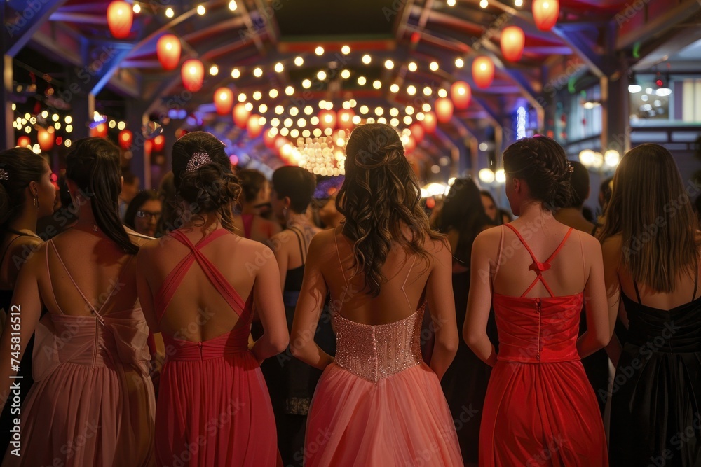 Prom night, students dressed in their finest, a rite of passage filled ...