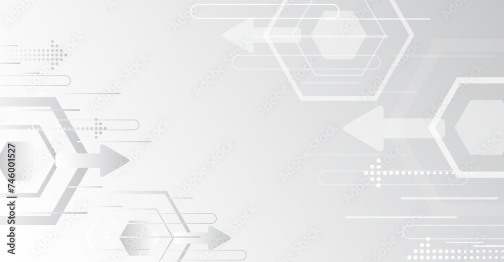 Hi-tech grey background with various technology elements. Vector ...