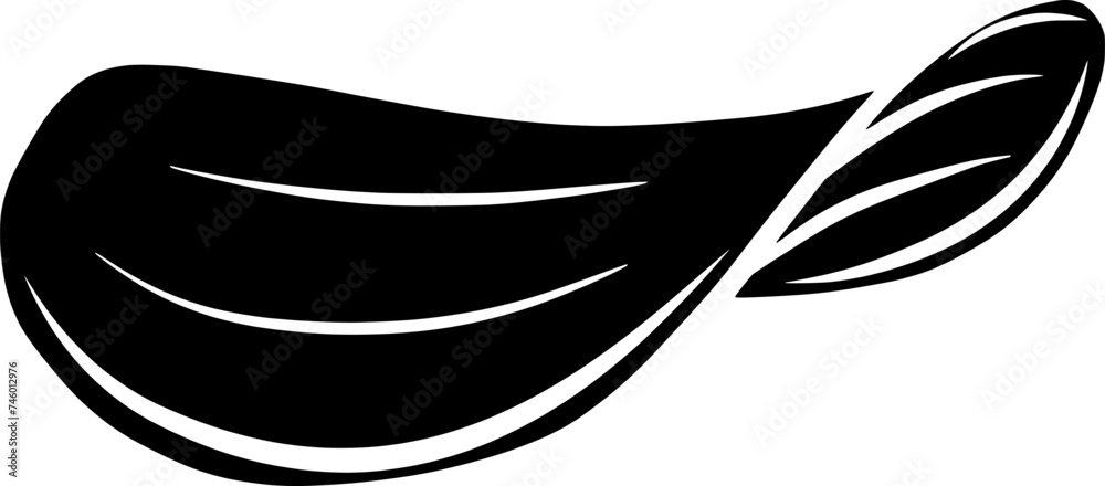 snack illustration tortilla silhouette potato logo crisp icon yellow ...