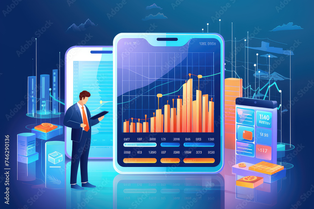 professional trading or financial portfolio management and planning for ...