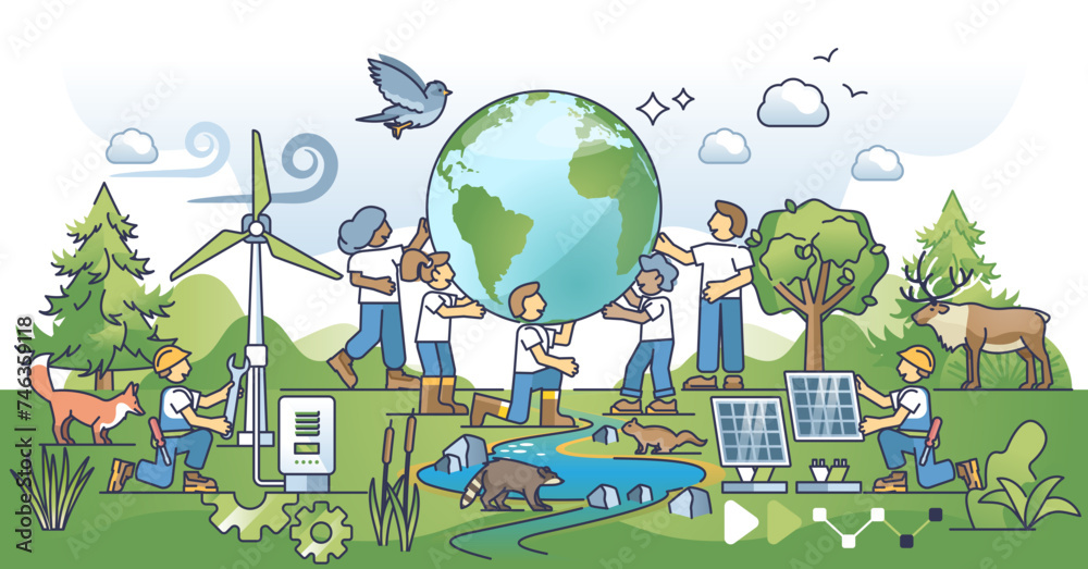 Environmental science as physics, biology and geography study ...