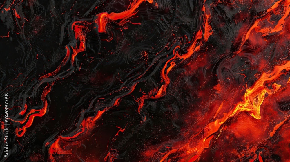 Abstract volcano icon. Lava, molten, volcanic, eruption, magma, fiery ...