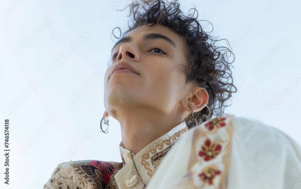 gender nonconforming, young stage, Middle Eastern individual ...