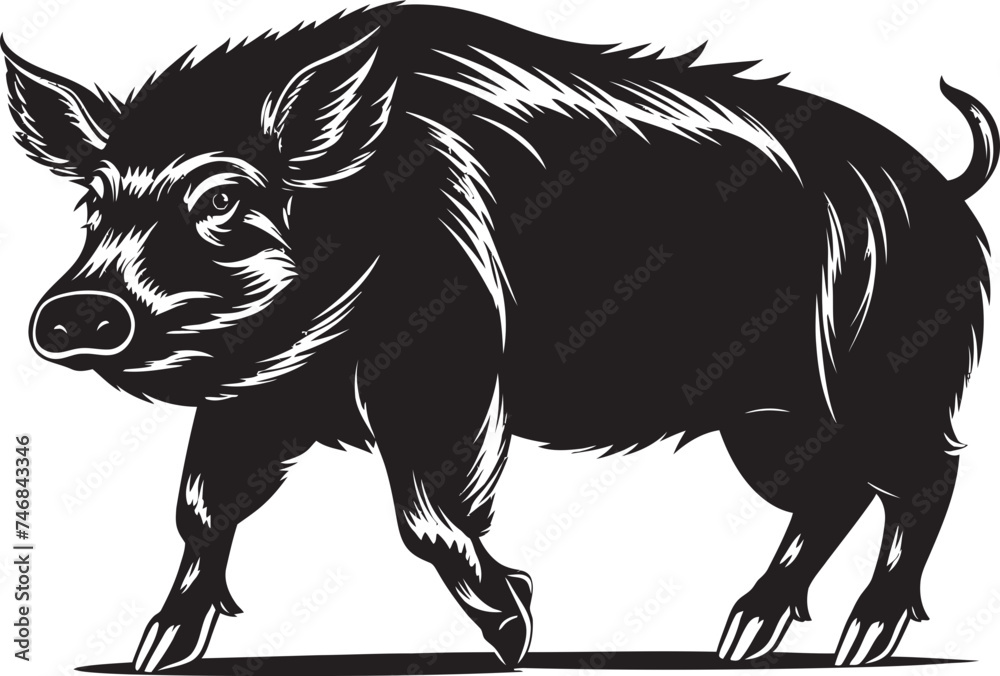 Razorback Rampage Emblematic Boar Logo Boar Battalion Iconic Boar ...