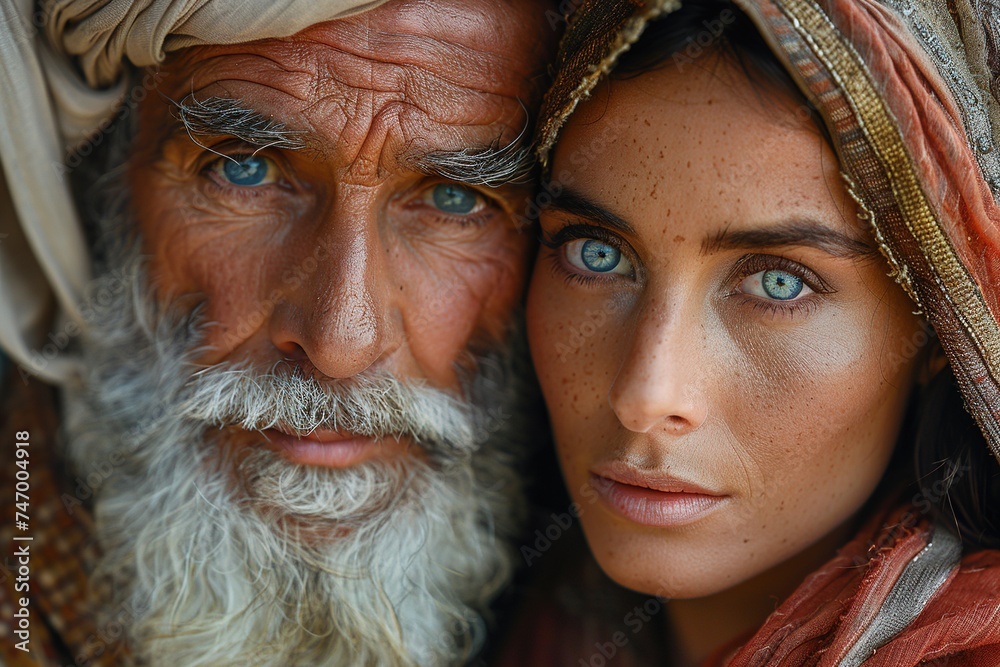 Abraham and Sarah, Bible characters. Stock Photo | Adobe Stock