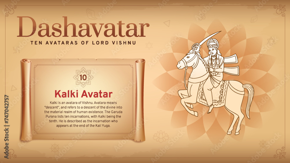 Kalki Avatar-Unveiling Vishnu's Future Savior Incarnation-A Vintage ...