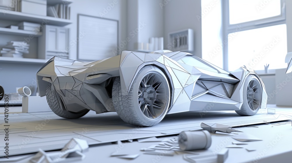 Modeling: Use 3D modeling software to create the model based on the ...