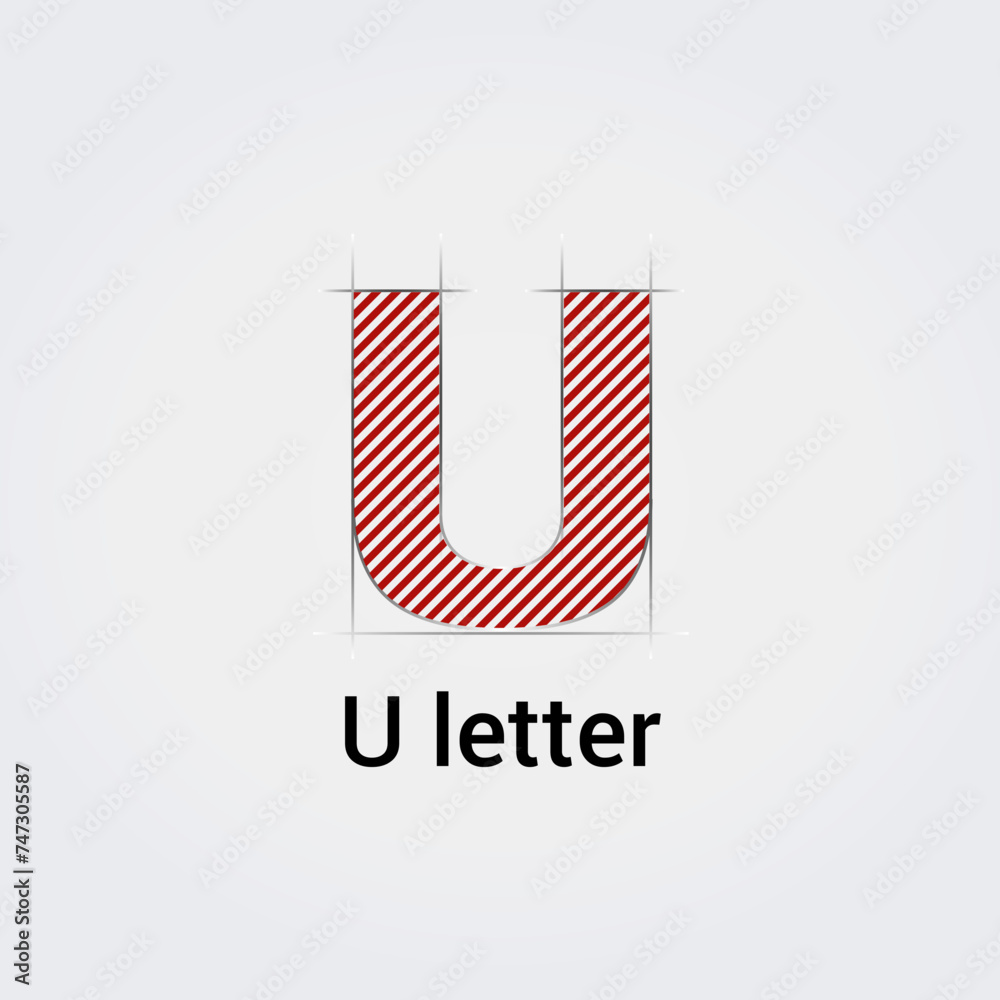 Icone Lettre U pour Design Logos, Symbole, Illustration Pictogramme ...