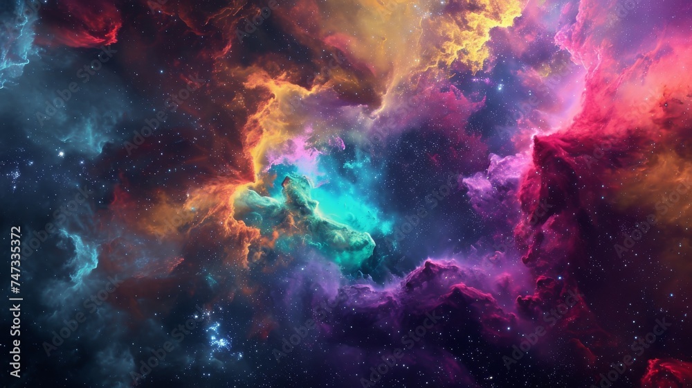 Space galaxy wallpaper. nebula wallpaper. Beautiful cosmic Outer Space ...