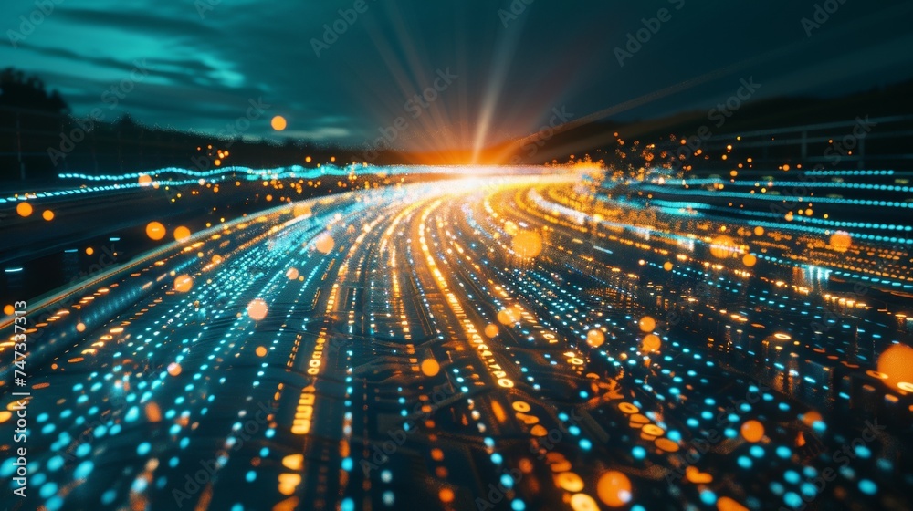 In this concept of future digital transformation, disruptive innovation ...