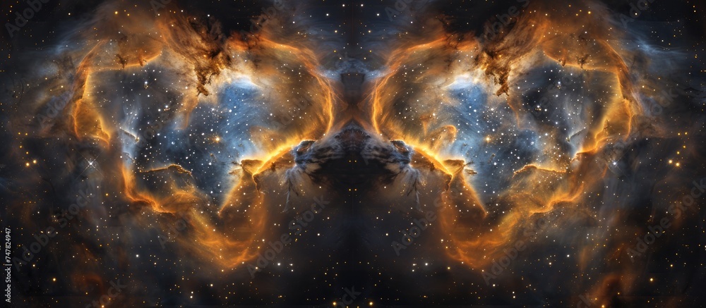 Witness the dynamic process of star formation taking place amidst the ...