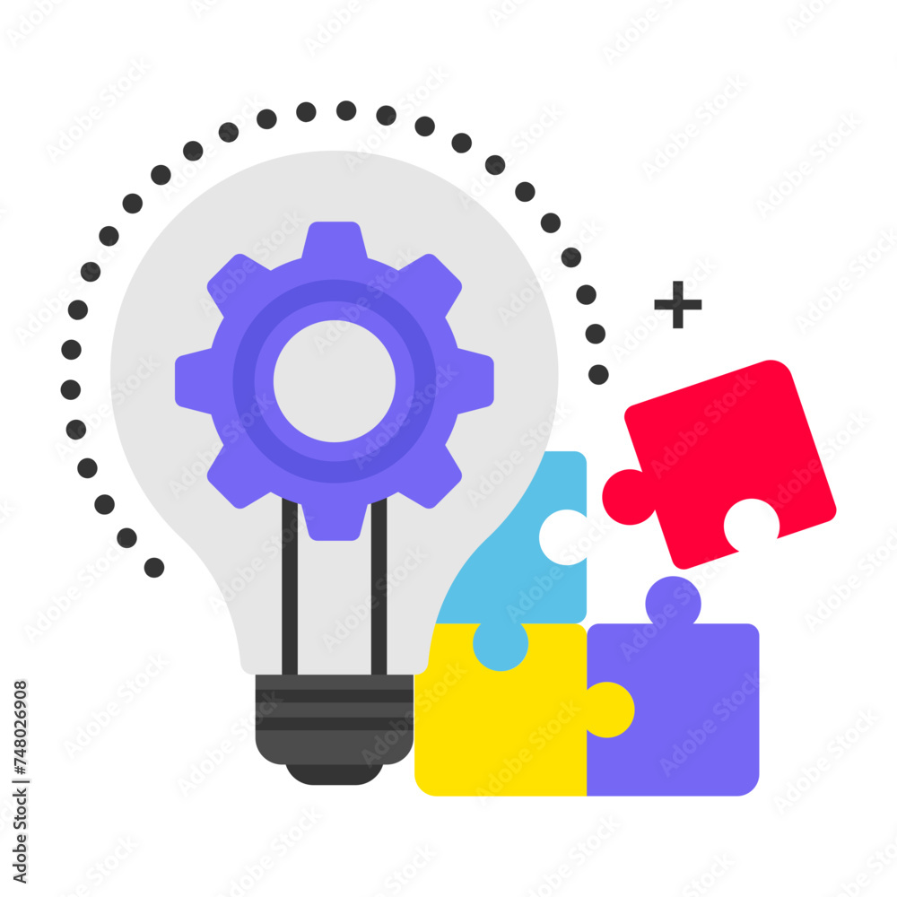 Image vectorielle Stock Exploring developing unconventional solutions ...