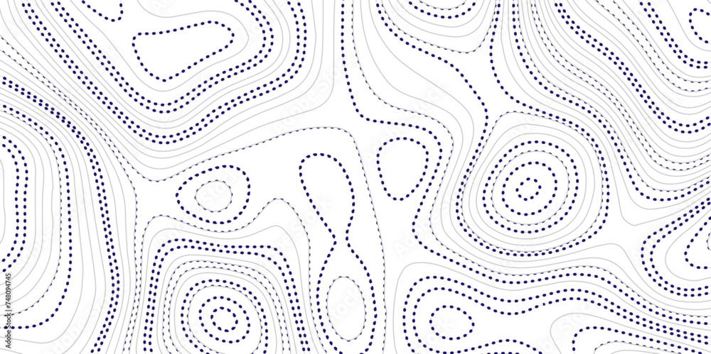 White paper wave curve relief geometric wave grid line background ...