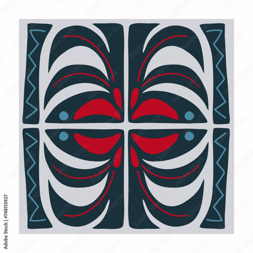Abstract trendy creative tile pattern. Nordic Patterns Ethnic ...