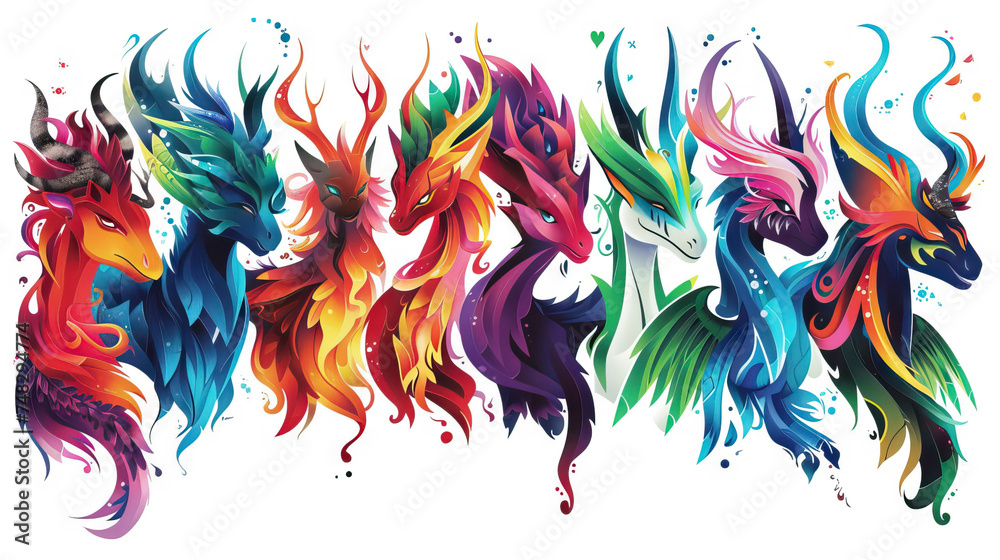 Fantasy Creature T-Shirt Design: T-Shirt Design Featuring Mythical ...