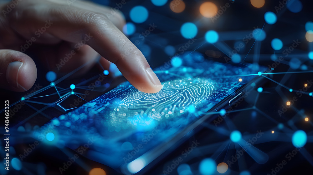 smartphone digital identity and cybersecurity of personal banking or ...