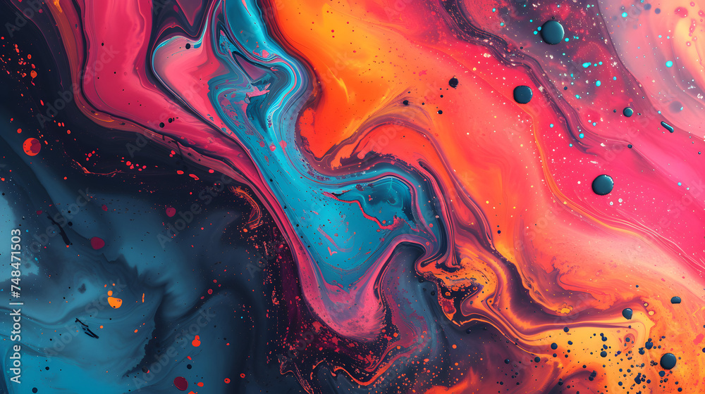 marble background with abstract chaos. Introduce unpredictable patterns ...