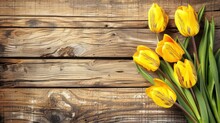 Yellow Tulips Vintage Free Stock Photo - Public Domain Pictures